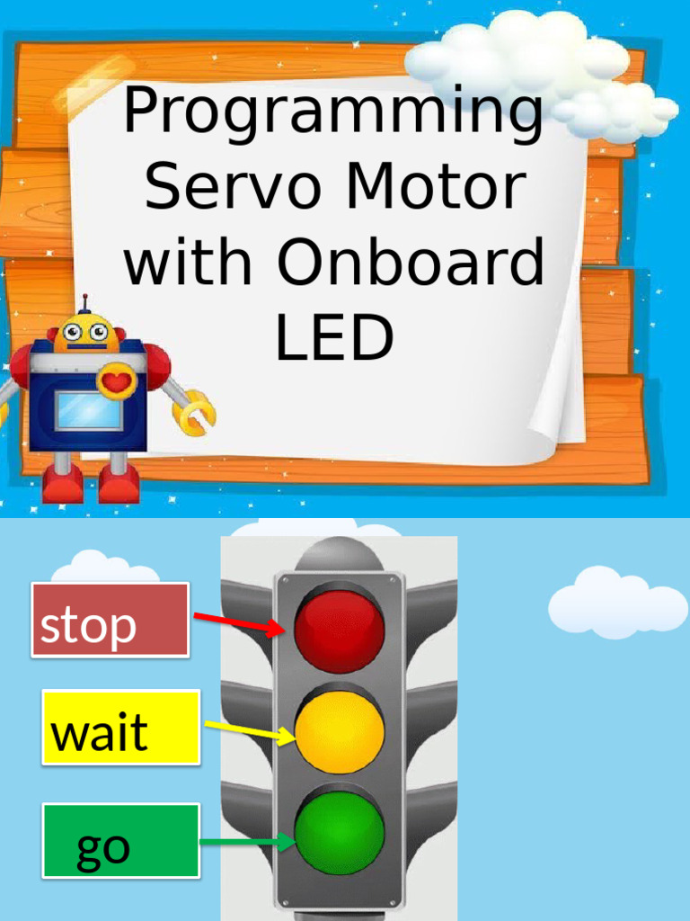 GRADE 4 Programming Servo Motor With Onboard LED | PDF | Computers ...