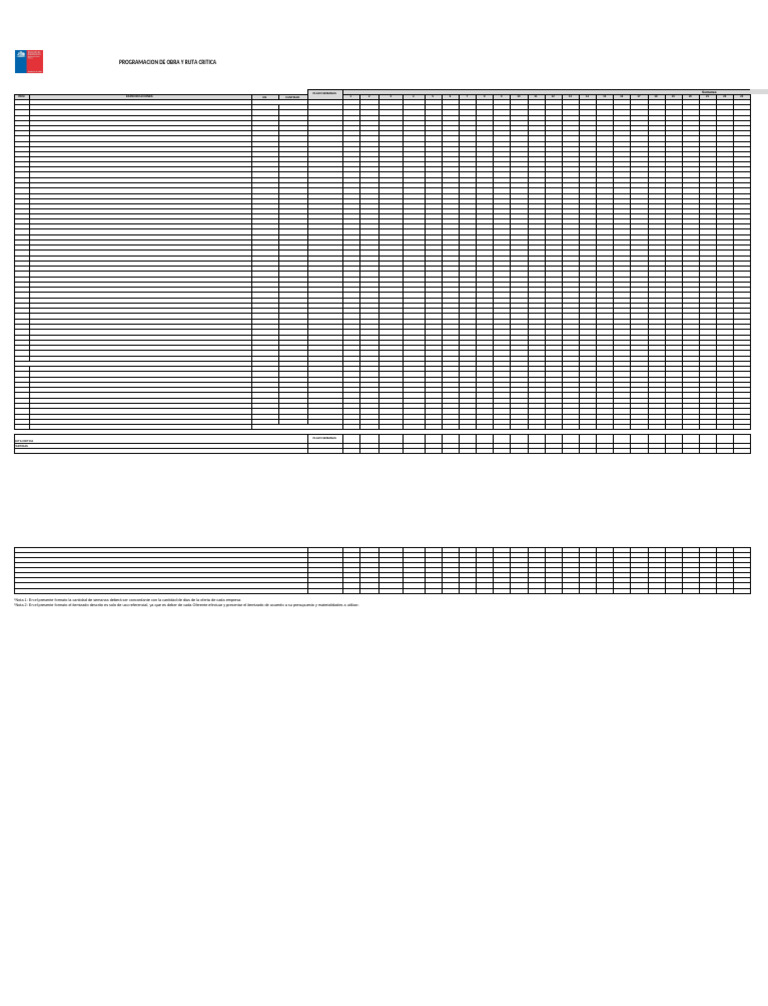 19.-Programa Obra y Ruta Critica Referencial | PDF | Tecnología