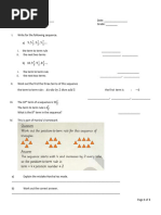Corbett Maths Sequence Edit 1 | PDF | Mathematics