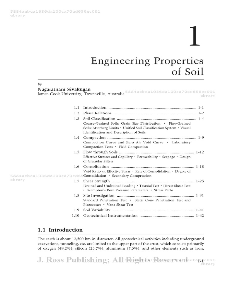 Geotechnical Engineering Handbook Chapter 1 Engineering Properties Of