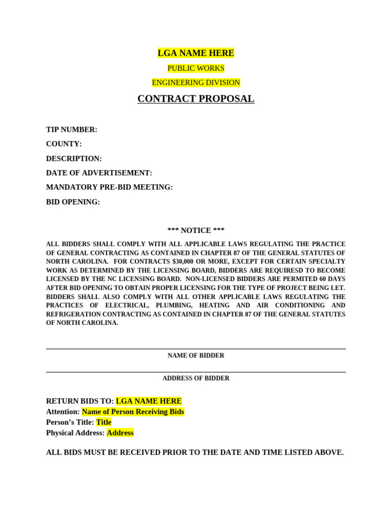 Proposal Cover Sheet Template | PDF | Finance & Money Management