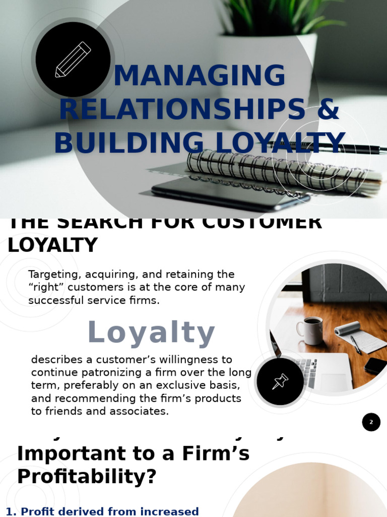 8 Managing Relationships and Building Loyalty Semis | PDF | Marketing ...