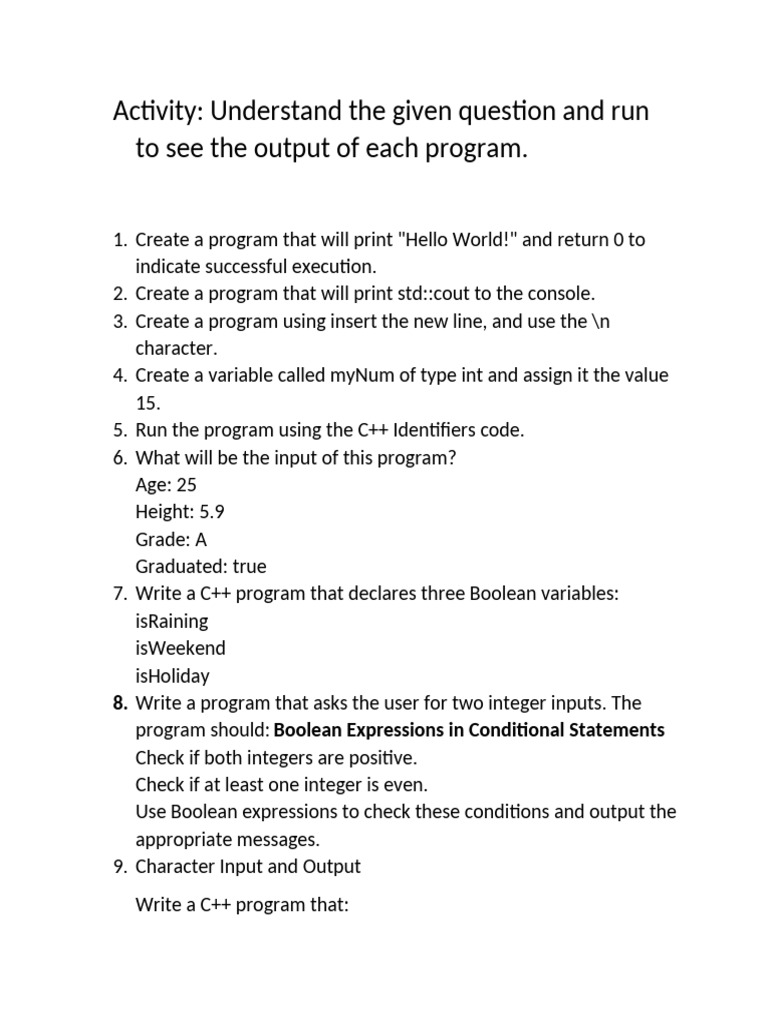 Final C Pdf String Computer Science Boolean Data Type