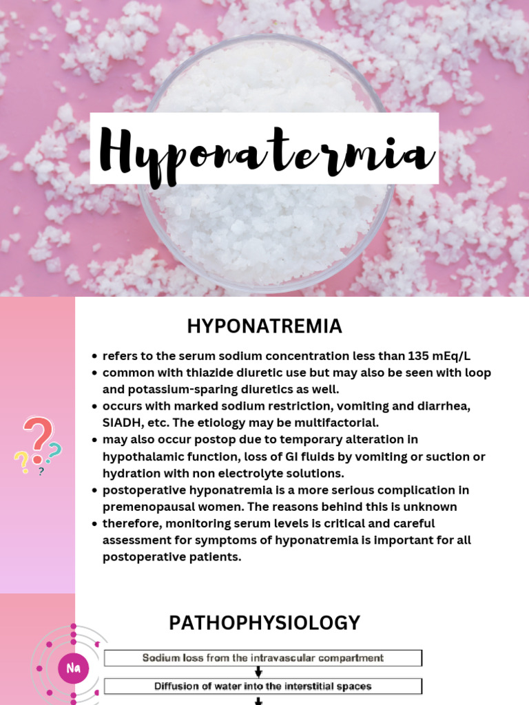 HYPONATREMIA | PDF