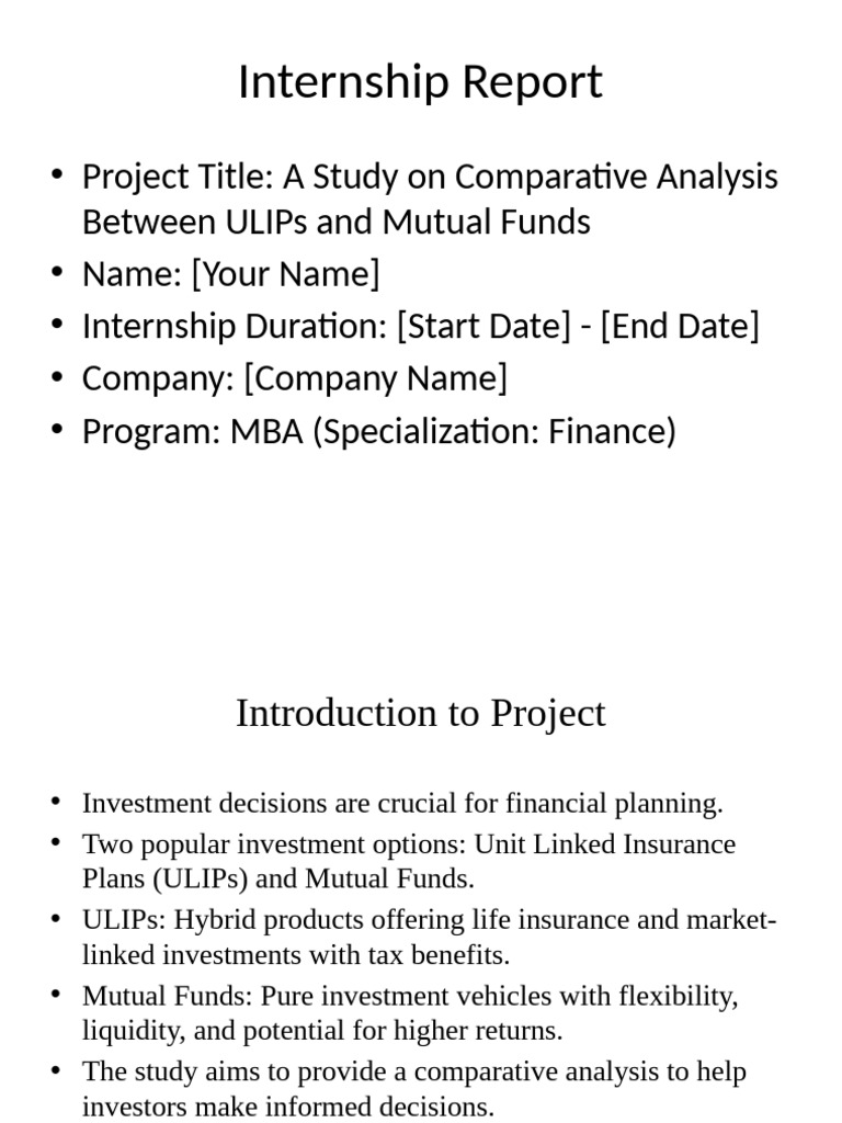 Comparative Analysis ULIPs Vs Mutual Funds | PDF | Mutual Funds | Investing