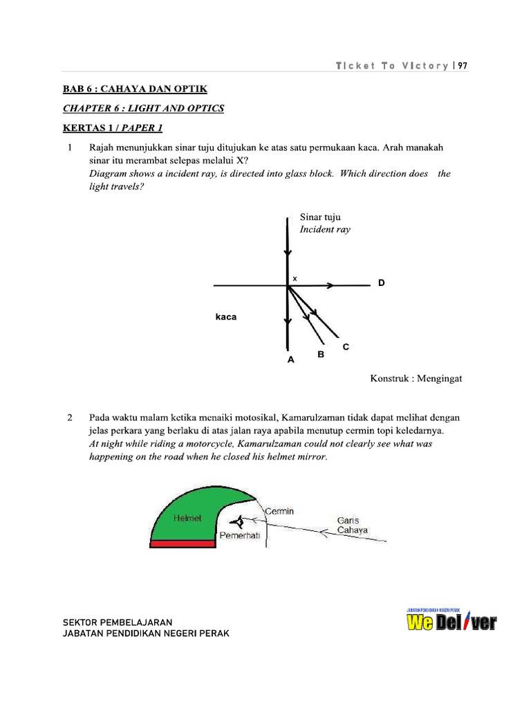 Soalan Fizik Form 4 | PDF