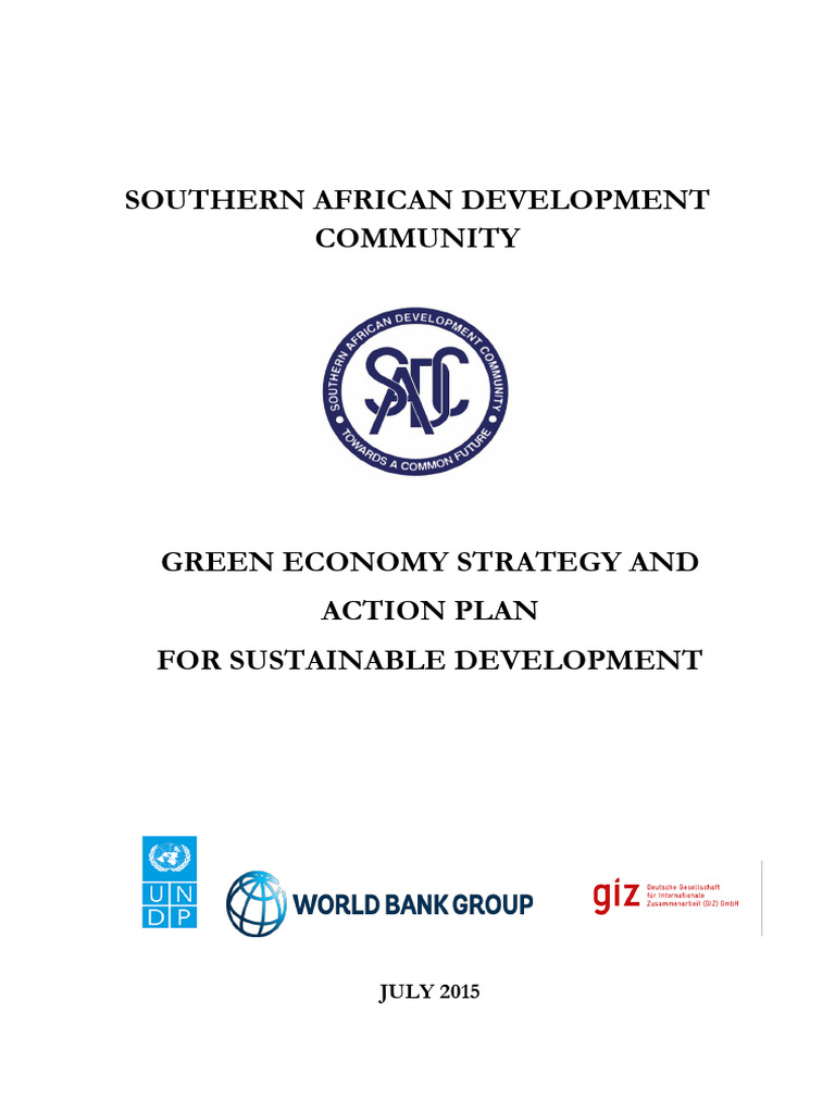 SADC_Green_Economy_Strategy_and_Action_Plan-English | PDF ...