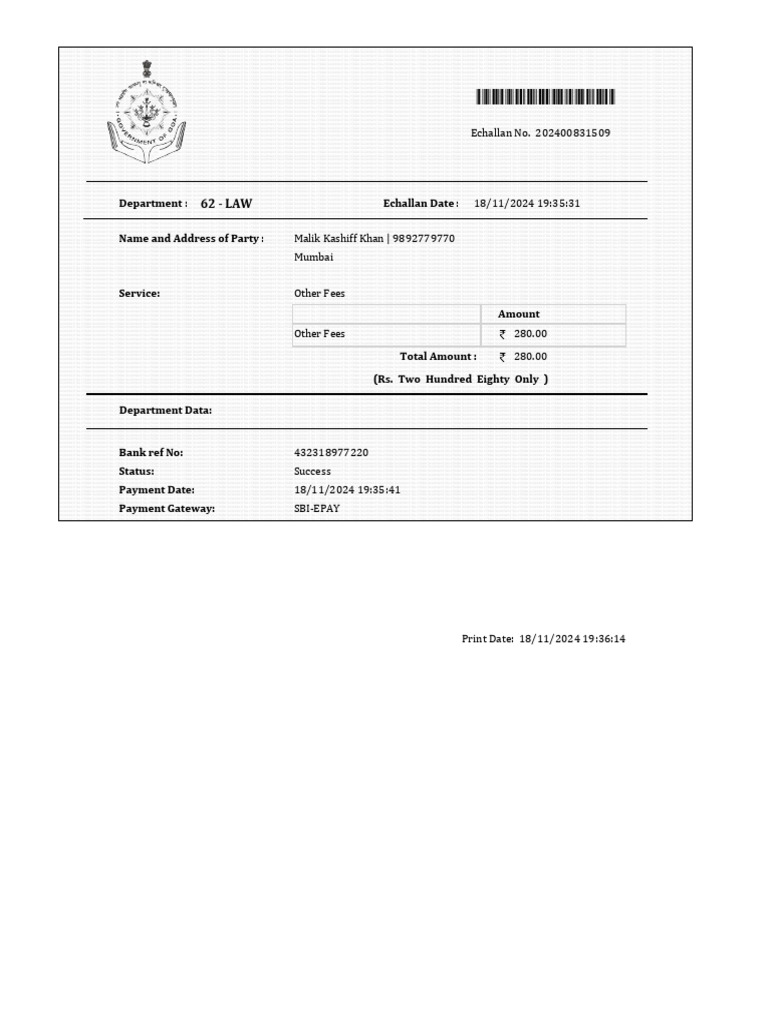 Government of Goa Directorate of Accounts: Opp. Old Secretariat ...