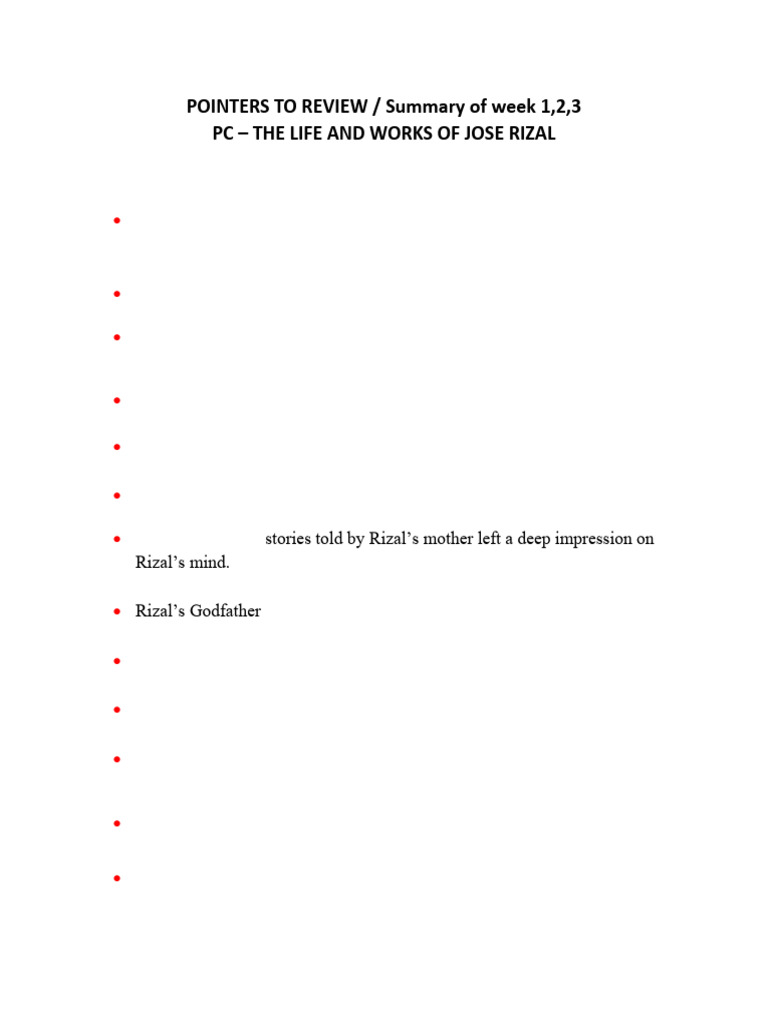 PC Pointers To Review | PDF | Philippines