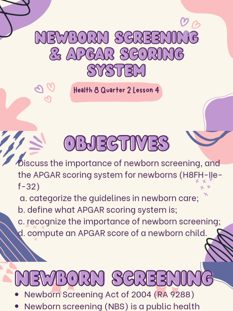 Health 8 Quarter 2 Lesson 4 | PDF | Infants | Diseases And Disorders