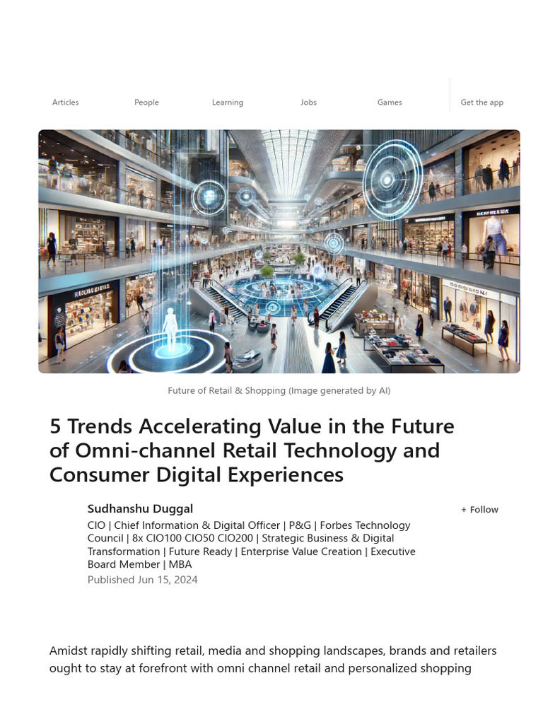 Trends Accelerating Value Future Omni Channel Retail | PDF | Retail ...