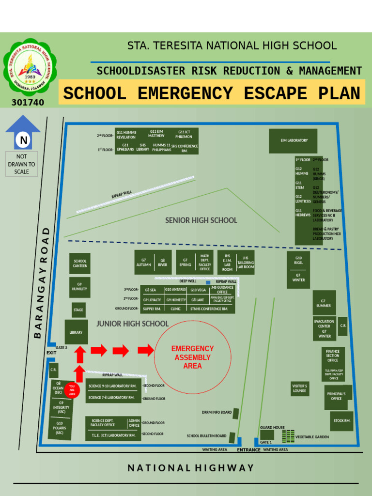 School Emergency Escape Plan Guide | PDF | Economy Related Organizations