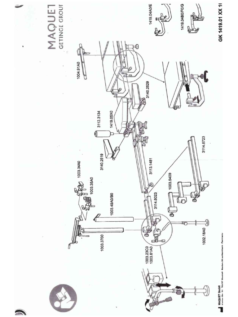 Esquema Mesa Maquet | PDF