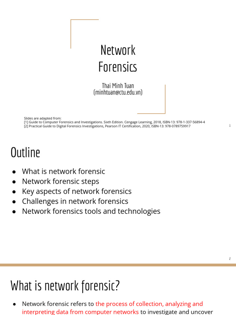 Chapter07 - Network Forensics | PDF | Security | Computer Security