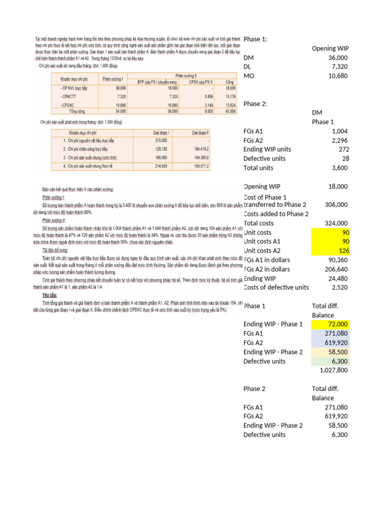 Practice For FIFO Calculation | PDF