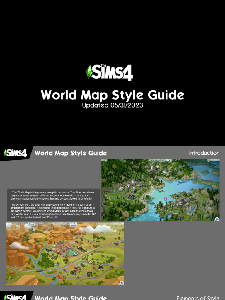 TS4 WORLD MAP StyleGuide | PDF
