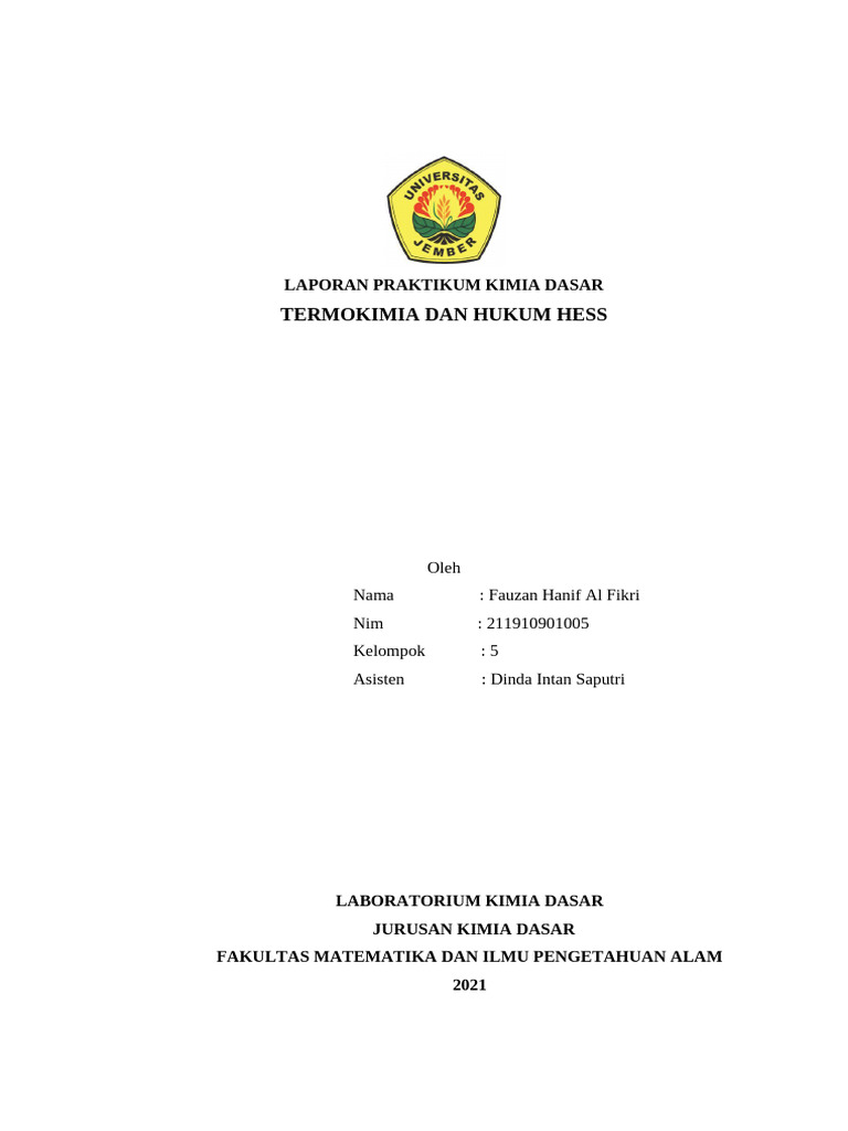 5 - Laporan - Percobaan 6 - Fauzan Hanif Al Fikri - Teknik Pertambangan ...