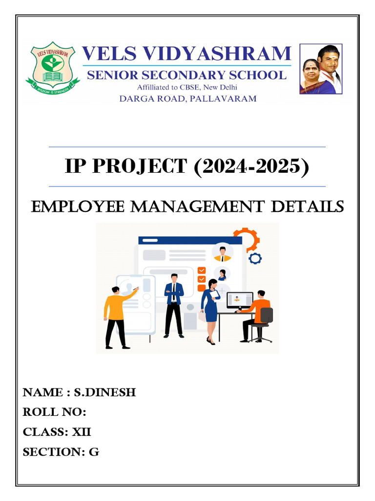 Ip Project Dineshh | PDF | Operating System | Comma Separated Values