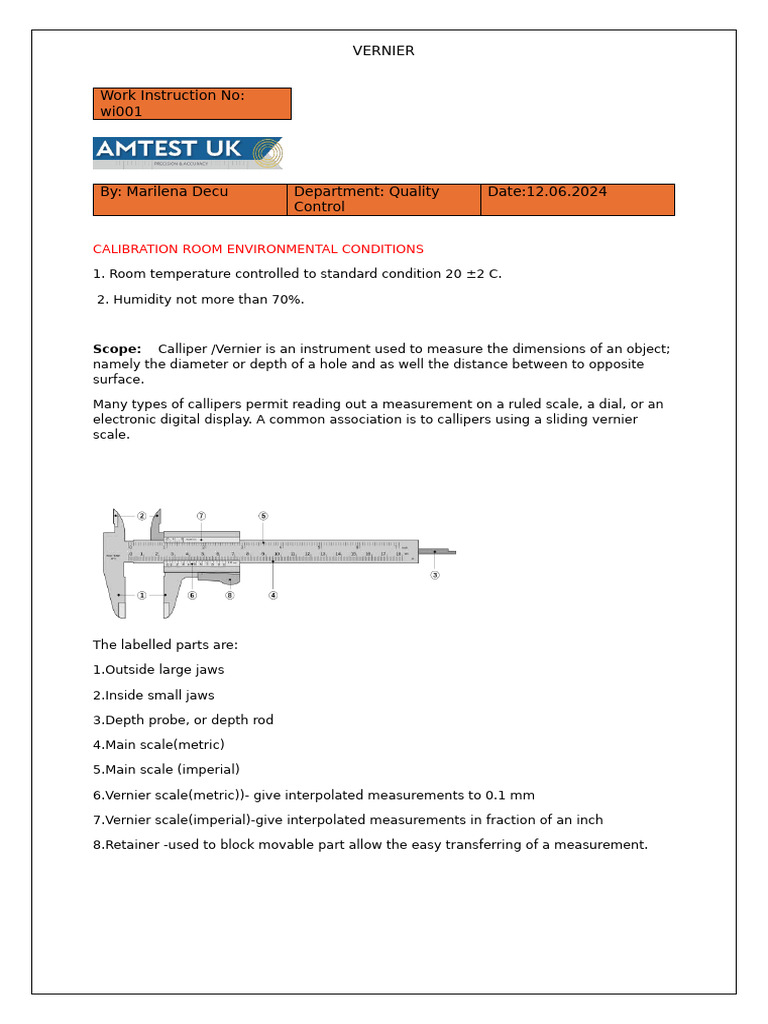 Vernier | PDF | Home & Garden | Computers