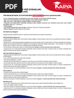 Kosmos Gerekli Evraklar | PDF