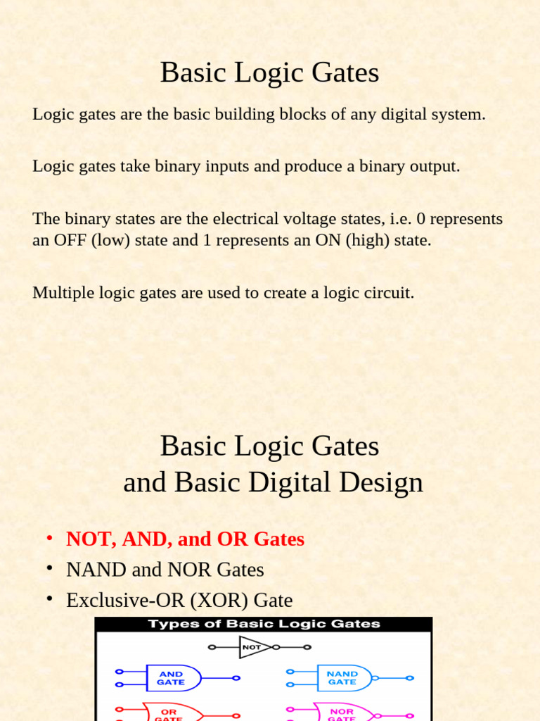 Logic Gates | PDF