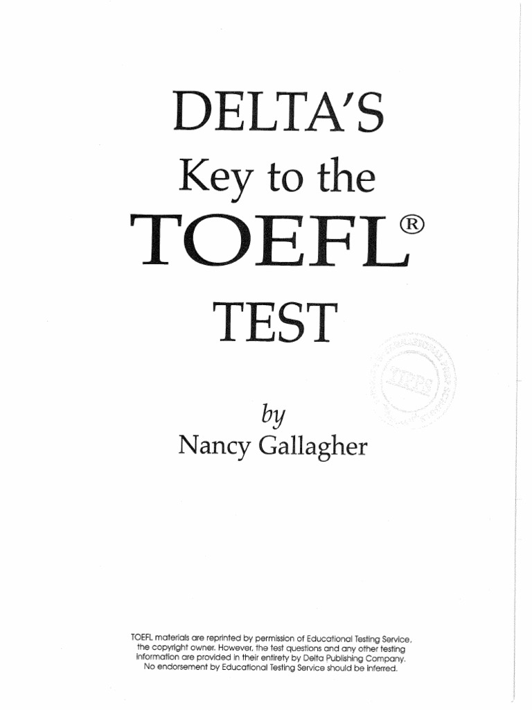 Delta's TOEFL | PDF