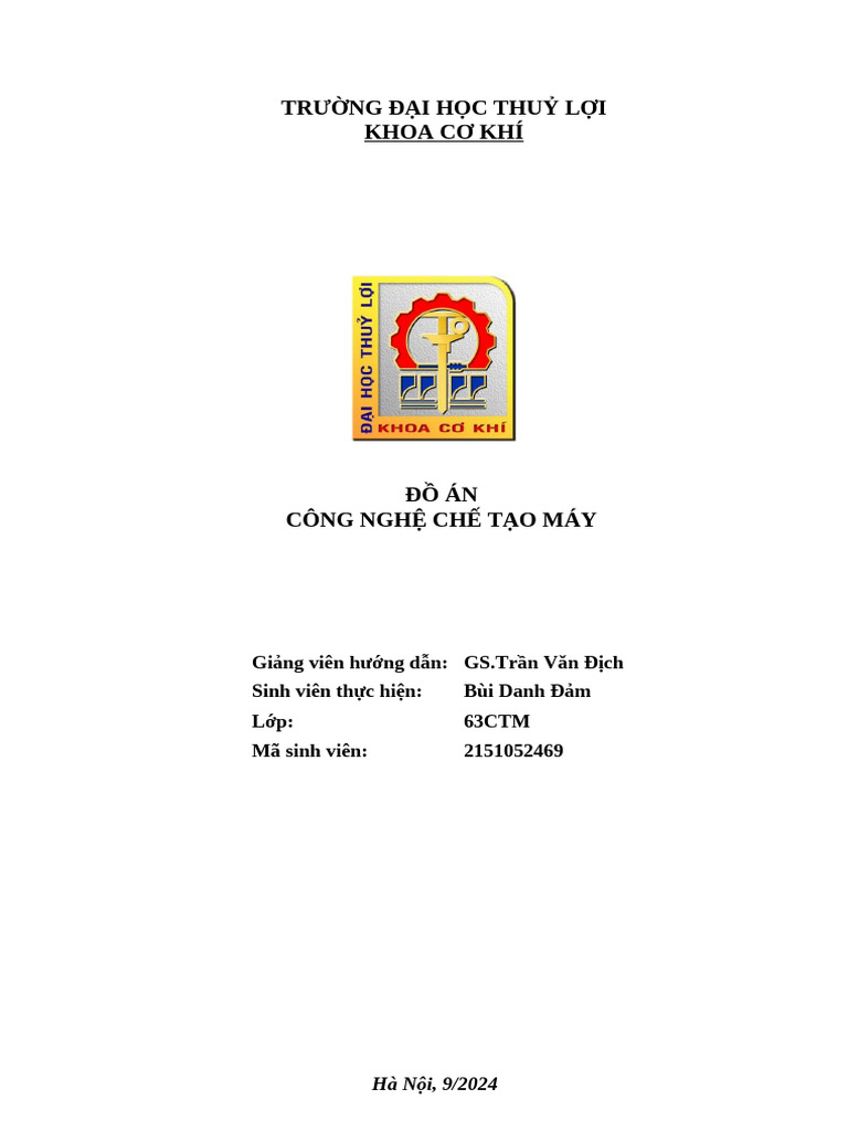 Bùi Danh Đảm-Thuyết minh ĐA CTM | PDF