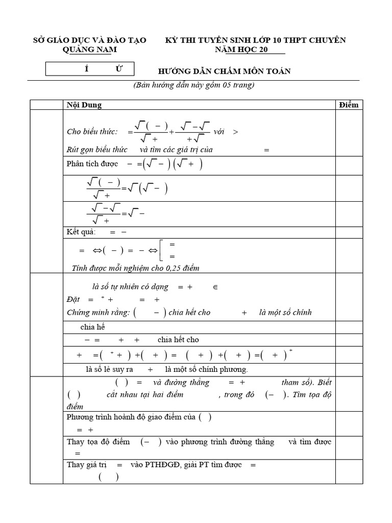 2 - HDC - Toan Chuyen Tin - TS10 Chuyen - 2020 (Chinhthuc) | PDF