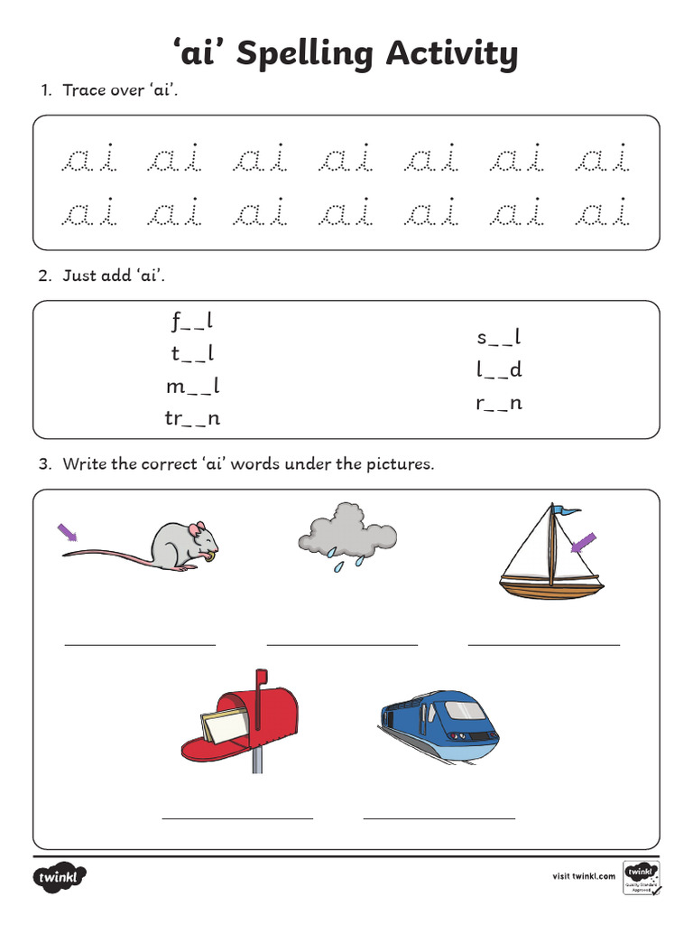 Phase 3 Phonics Spelling Activities | PDF