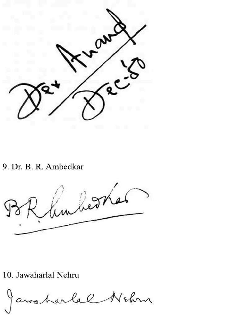 Ambedkar Sign | PDF