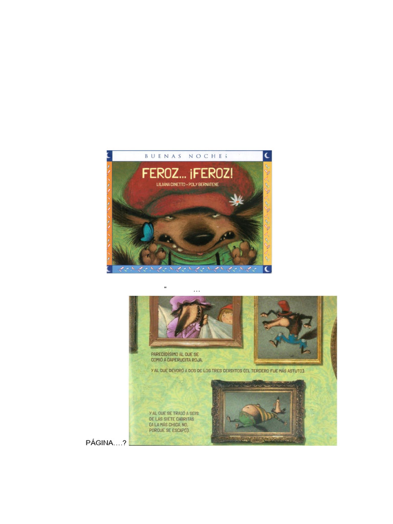 P Del Lenguaje. 2° Actividades para Feroz ¡Feroz! | PDF