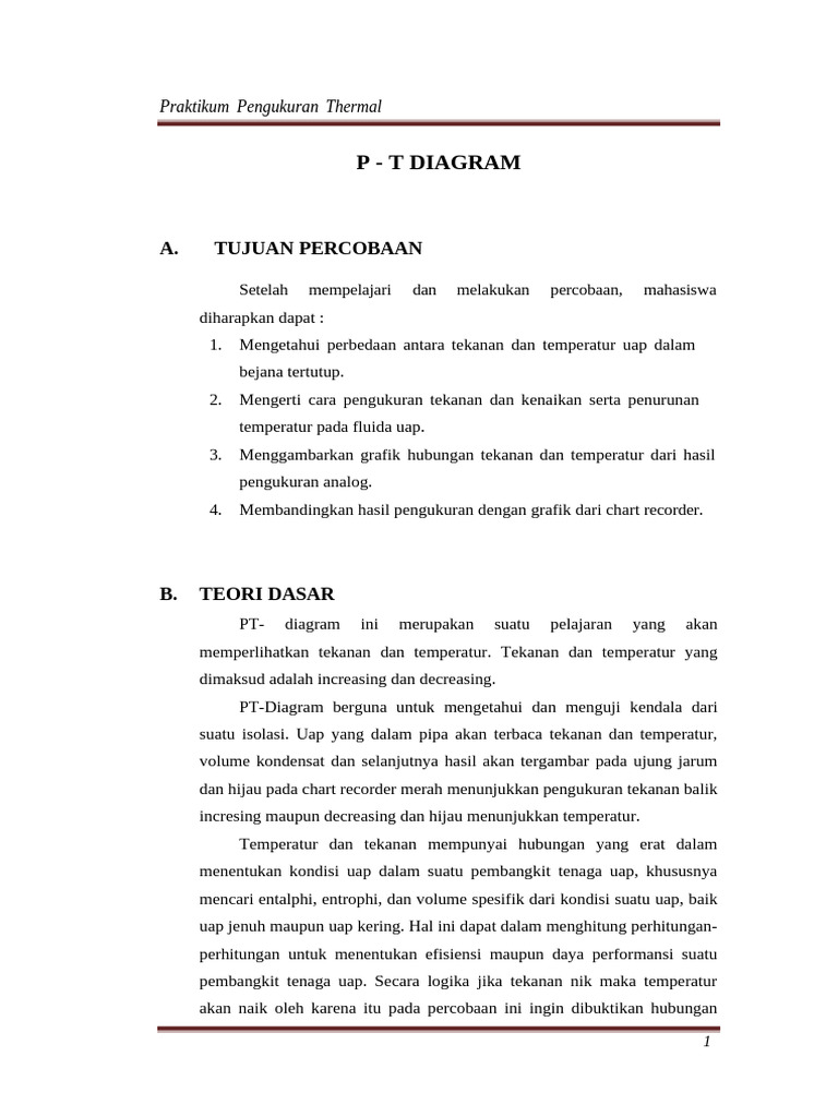 PT Diagram Laporan | PDF