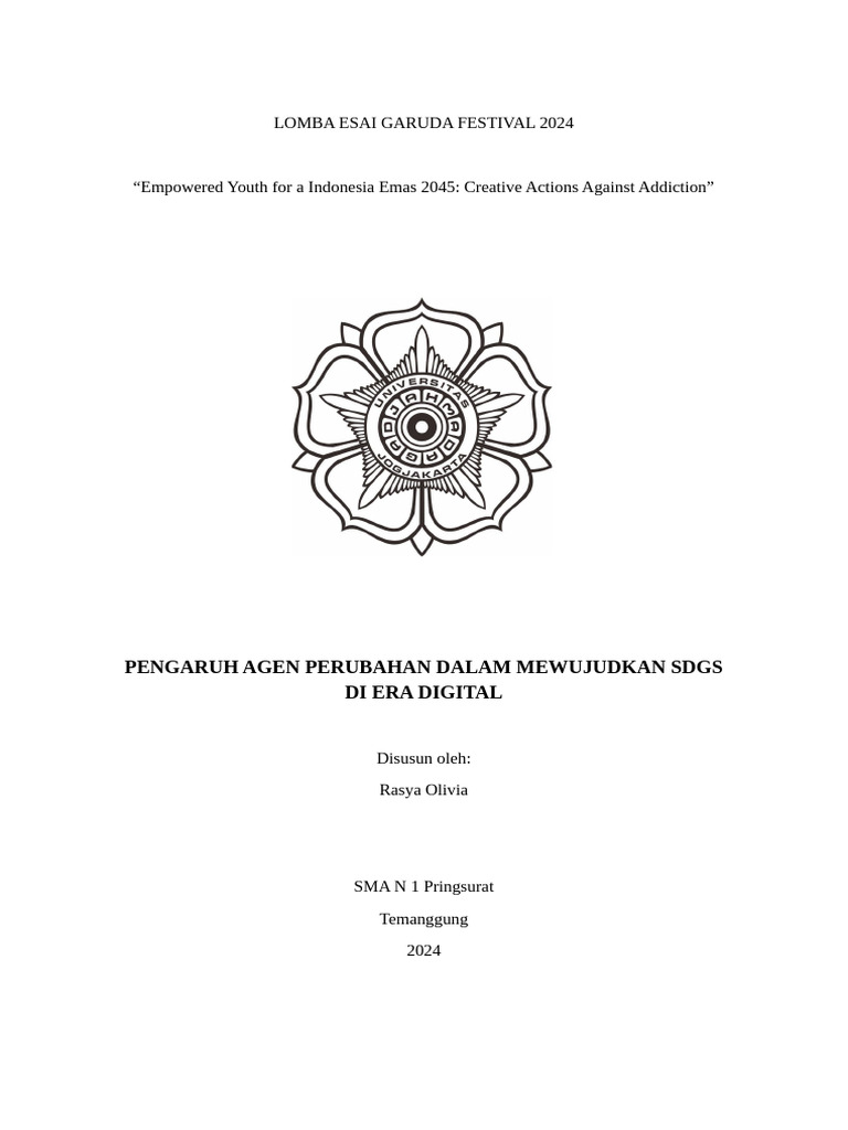 Contoh Esai | PDF