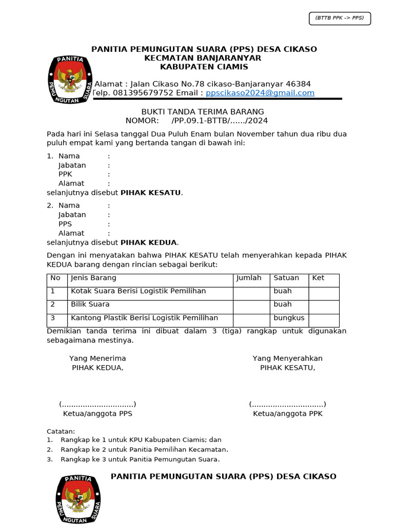 BTTB PPK Ke PPS Dan PPS Ke PPK | PDF