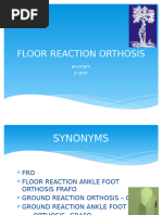 Synonyms: Floor (Ground) Reaction AFO | PDF | Anatomical Terms Of ...