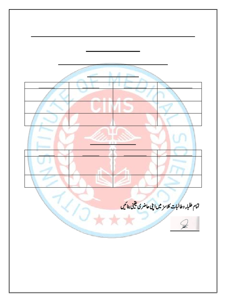 Cims Time Table Weekly2324.. | PDF