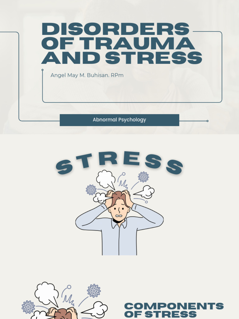 (PDF) Buhisan, A.M. - Disorders of Trauma and Stress | PDF | Dissociation (Psychology) | Stress ...
