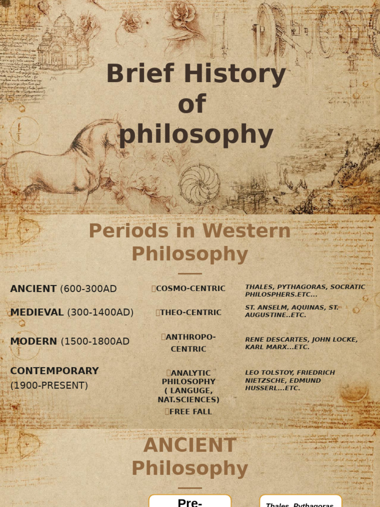 Brief History | PDF | Ancient Greek Philosophy | Matter