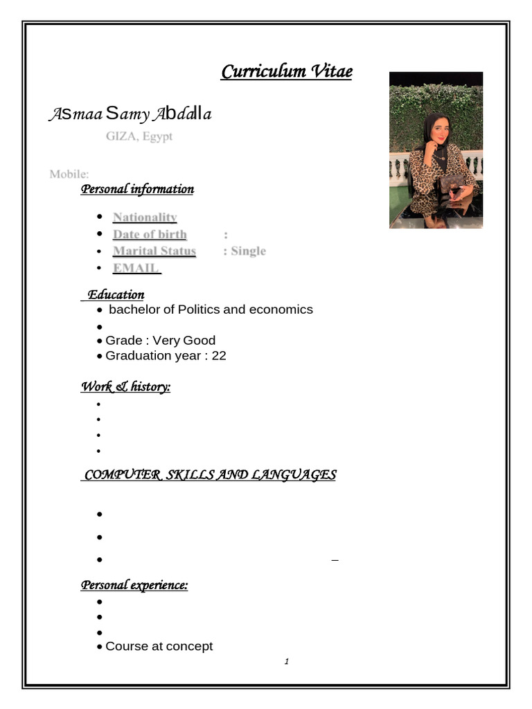 CV - 5 | PDF | Social Science | Law