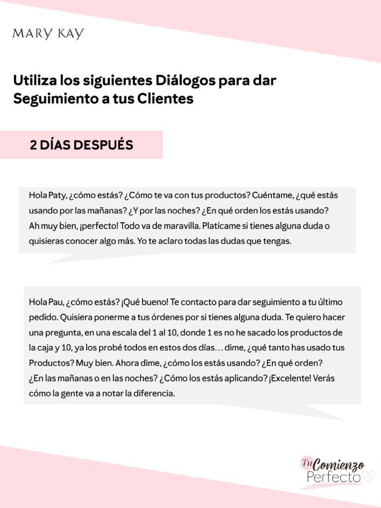 Dialogos Seguimiento | PDF