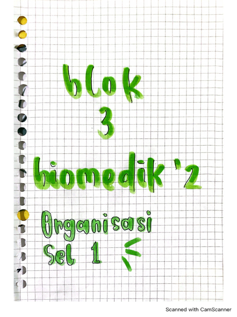 Blok 3 Biomedik 2 (Semester 1) | PDF