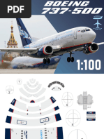 Boeing 727 Papercraft Template Guide | PDF
