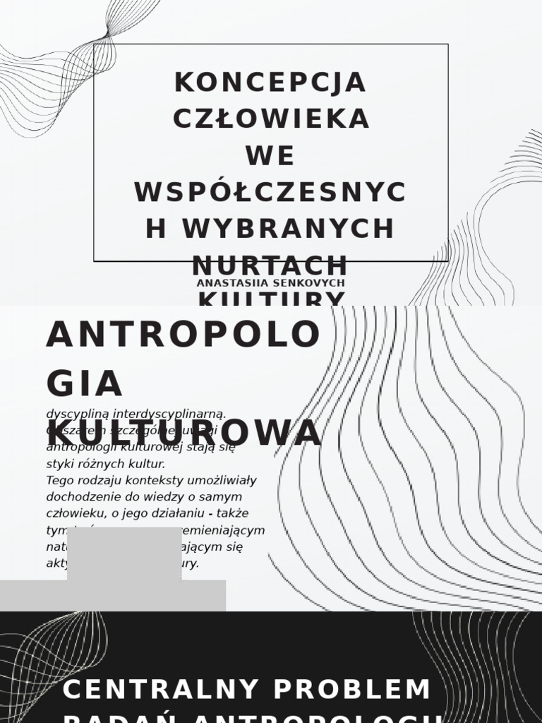 Koncepcja Człowieka | PDF