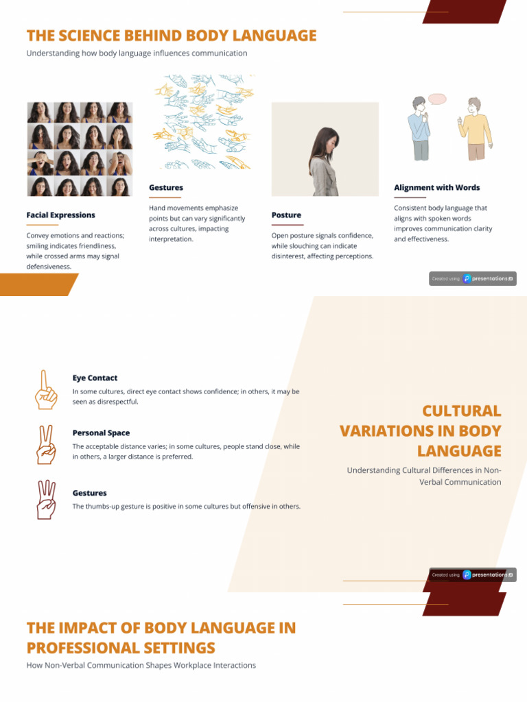 Comprehensive Analysis of Body Language | PDF