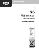 N6 Mathematics | PDF | Derivative | Equations