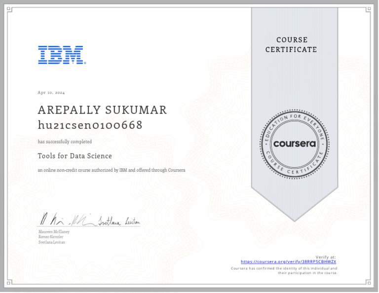 IBM - Tools For Data Science | PDF
