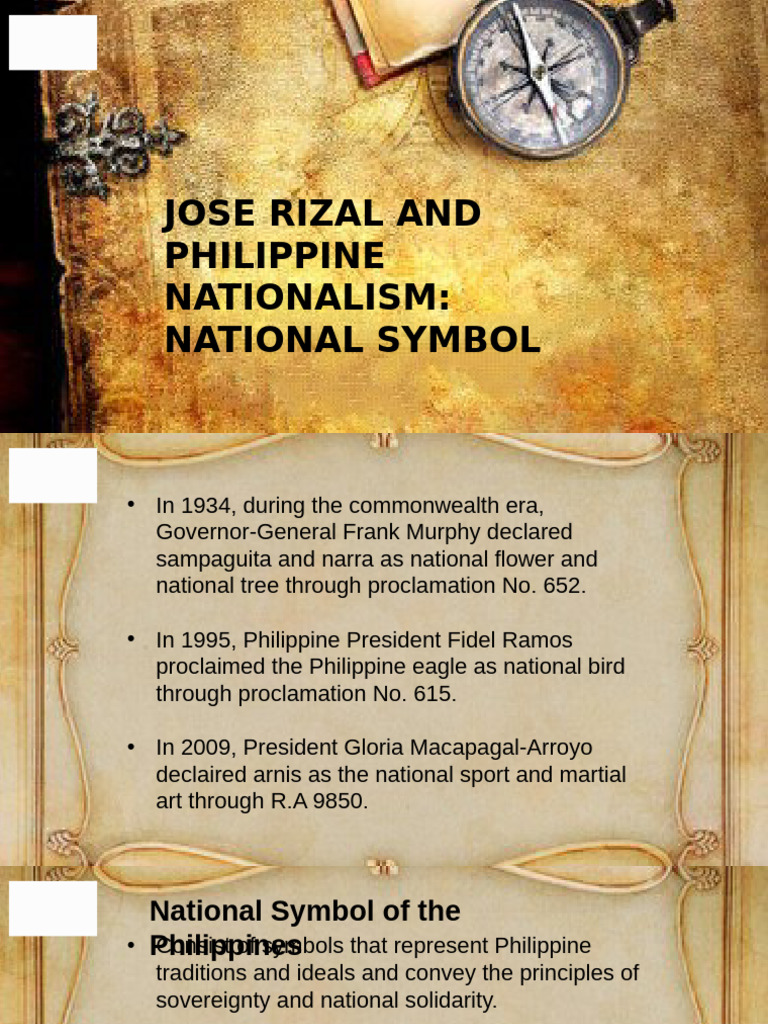 Group 10 Jose Rizal and Philippine Nationalism National Symbol | PDF | Philippines