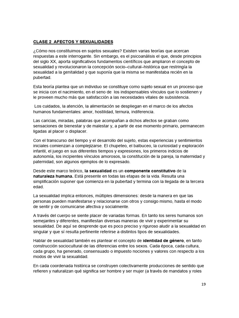 Clase 2 Esi Nueva Escuela Secundaria 2024 | PDF | La sexualidad humana ...