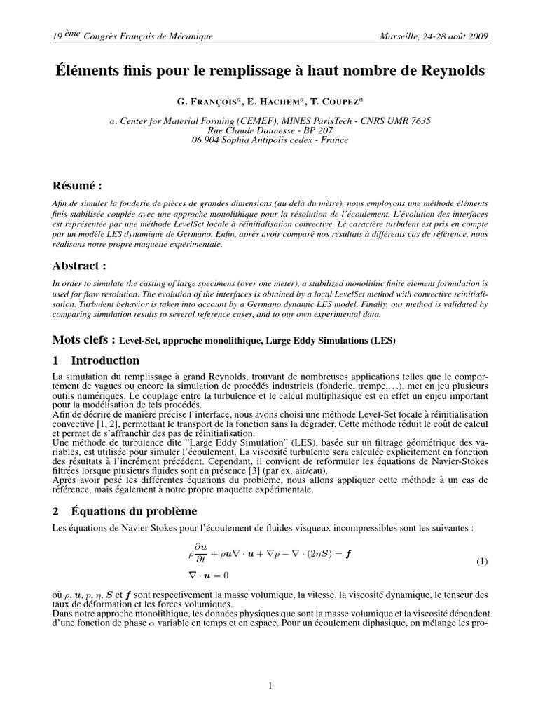 Publi 1 | PDF | Ingénierie mécanique | Grandeur physique