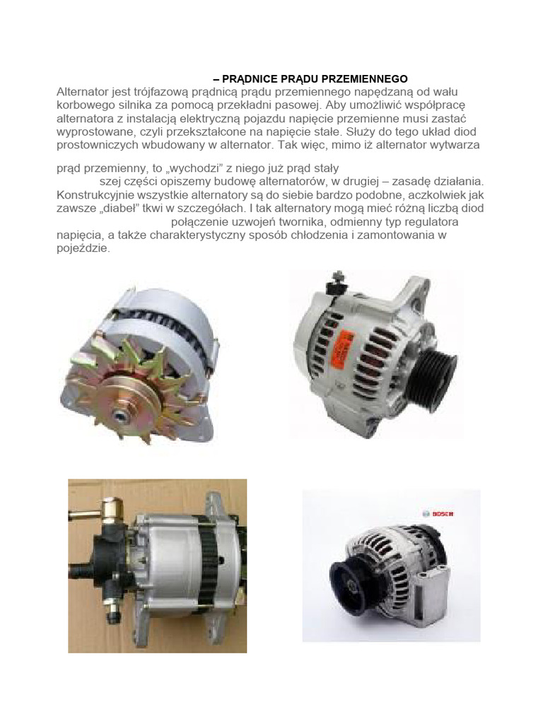 Alternator | PDF